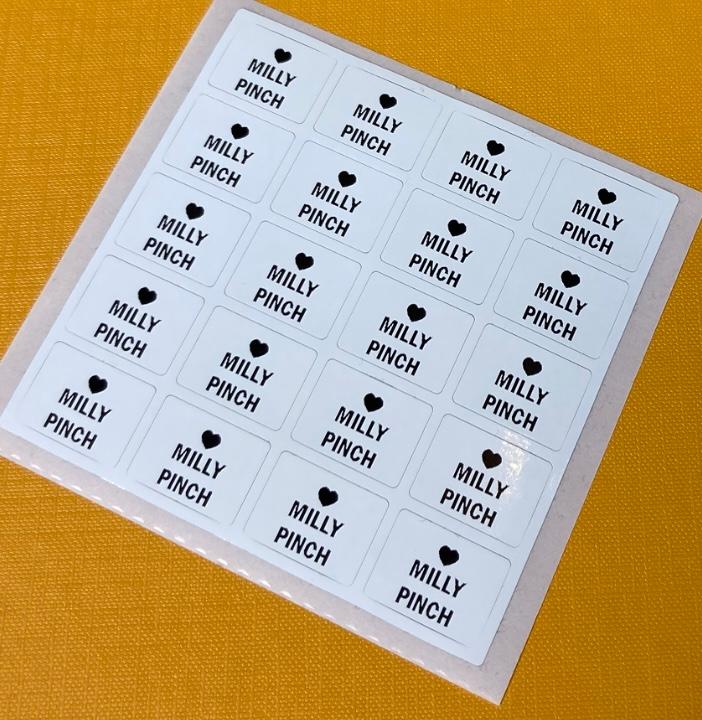 Sticky Name Labels – WOVINA