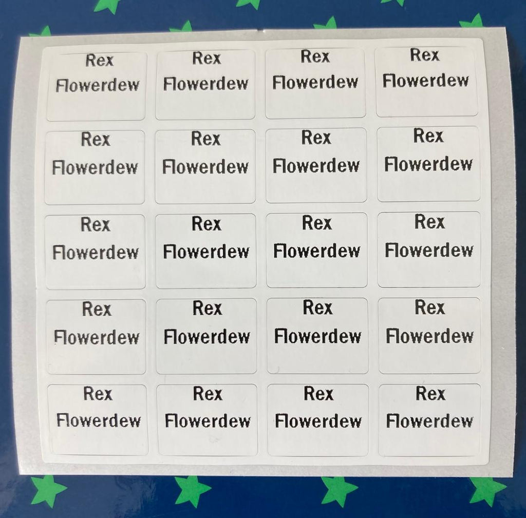 Sticky Name Labels – WOVINA